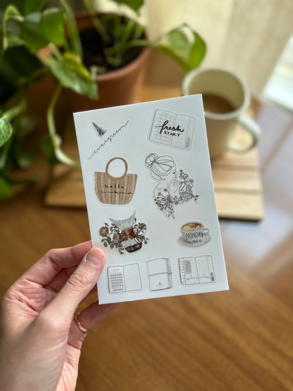 Evergreen Iconic Sticker Sheet - Evergreen Planner